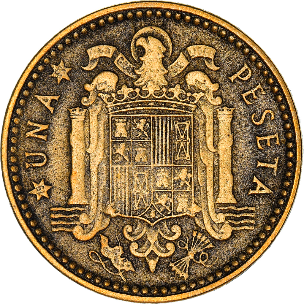 Coin, Spain, Francisco Franco, caudillo, Peseta, 1953, | European Coins