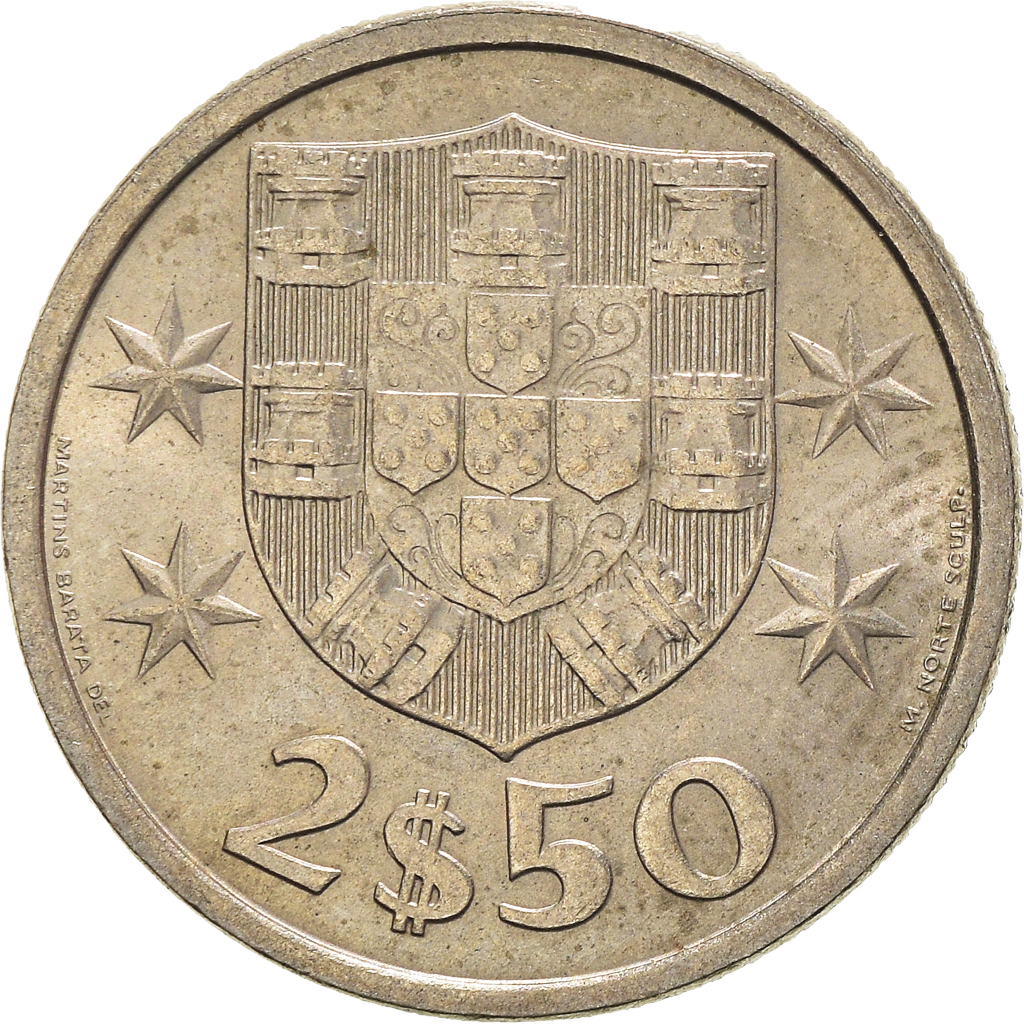 Coin, Portugal, 2-1/2 Escudos, 1985, , Copper-nickel, KM:590 | European ...