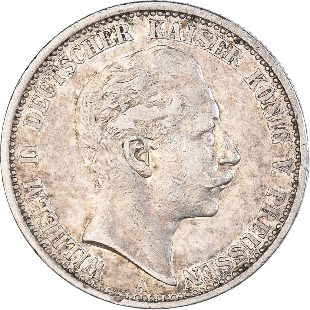 Coin, German States, PRUSSIA, Wilhelm II, 2 Mark, 1904, Berlin,