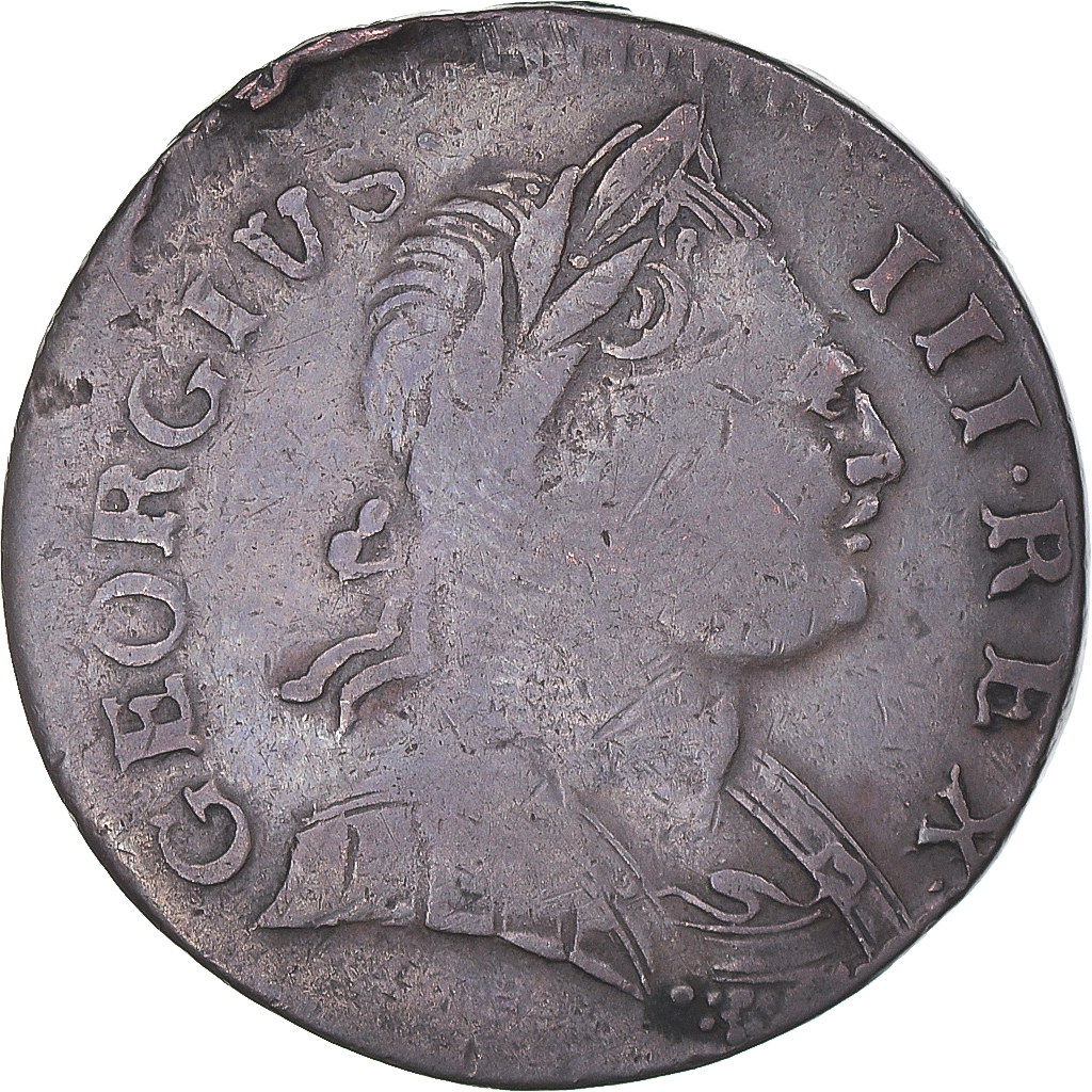Coin, Great Britain, George III, 1/2 Penny, 1774, , Copper, KM:601