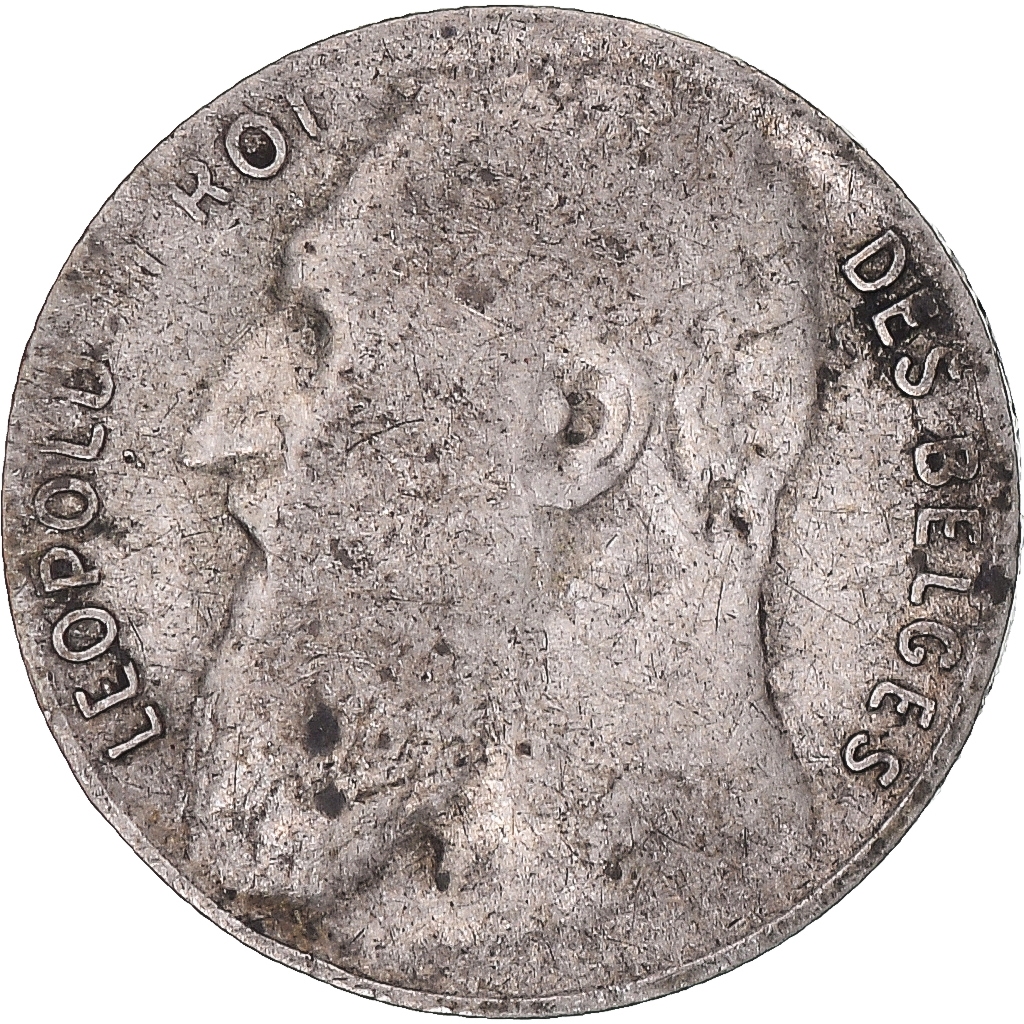 Coin, Belgium, Leopold II, 50 Centimes, 1901, Brussels, , Silver, KM:50