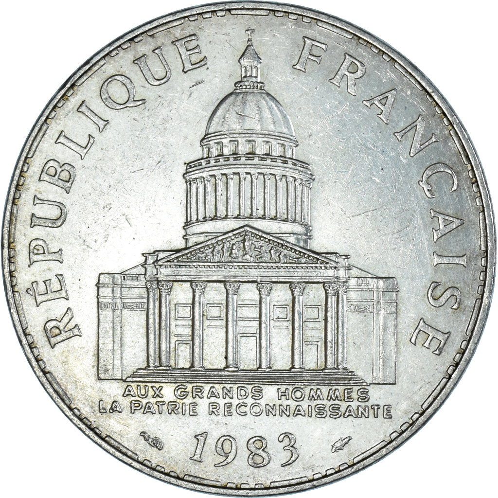 [#373760] moneda, francia, panthéon, 100 francs - Compra venta en ...