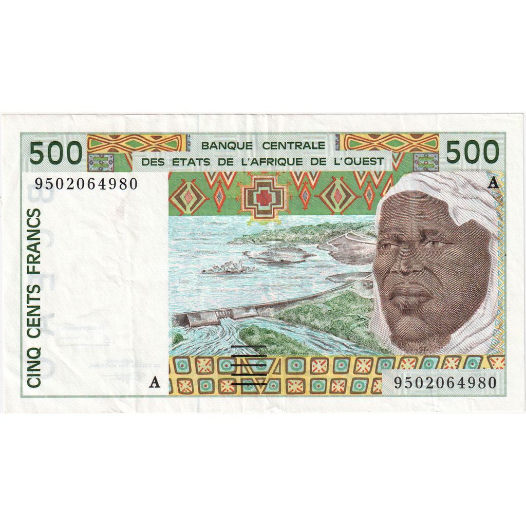 Ivory Coast, 500 Francs, 1995, UNC(65-70) | World Paper Money