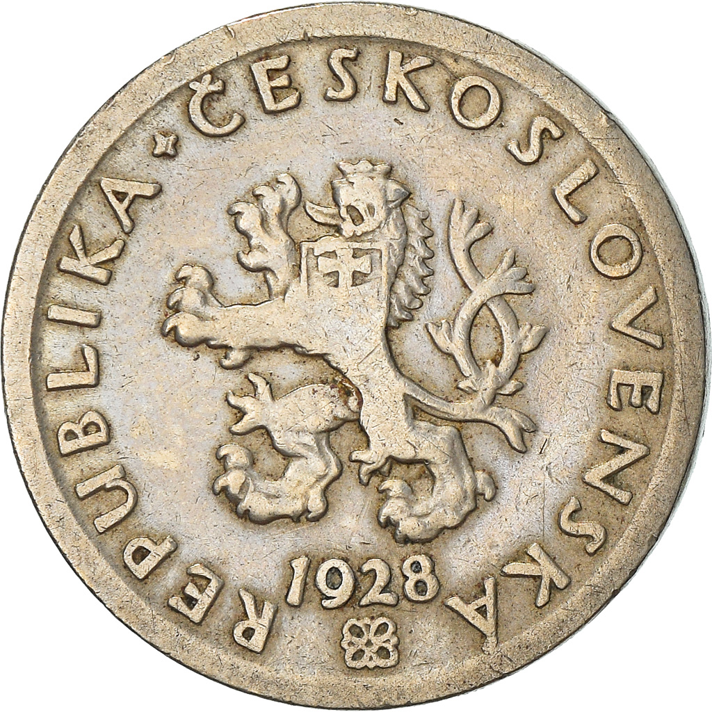 Coin, Czechoslovakia, 20 Haleru, 1928, , Copper-nickel, KM:1 | European ...