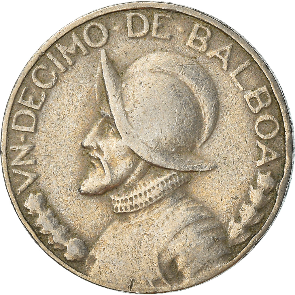 Coin, Panama, 1/10 Balboa, 1982, , Copper-Nickel Clad Copper, KM:10