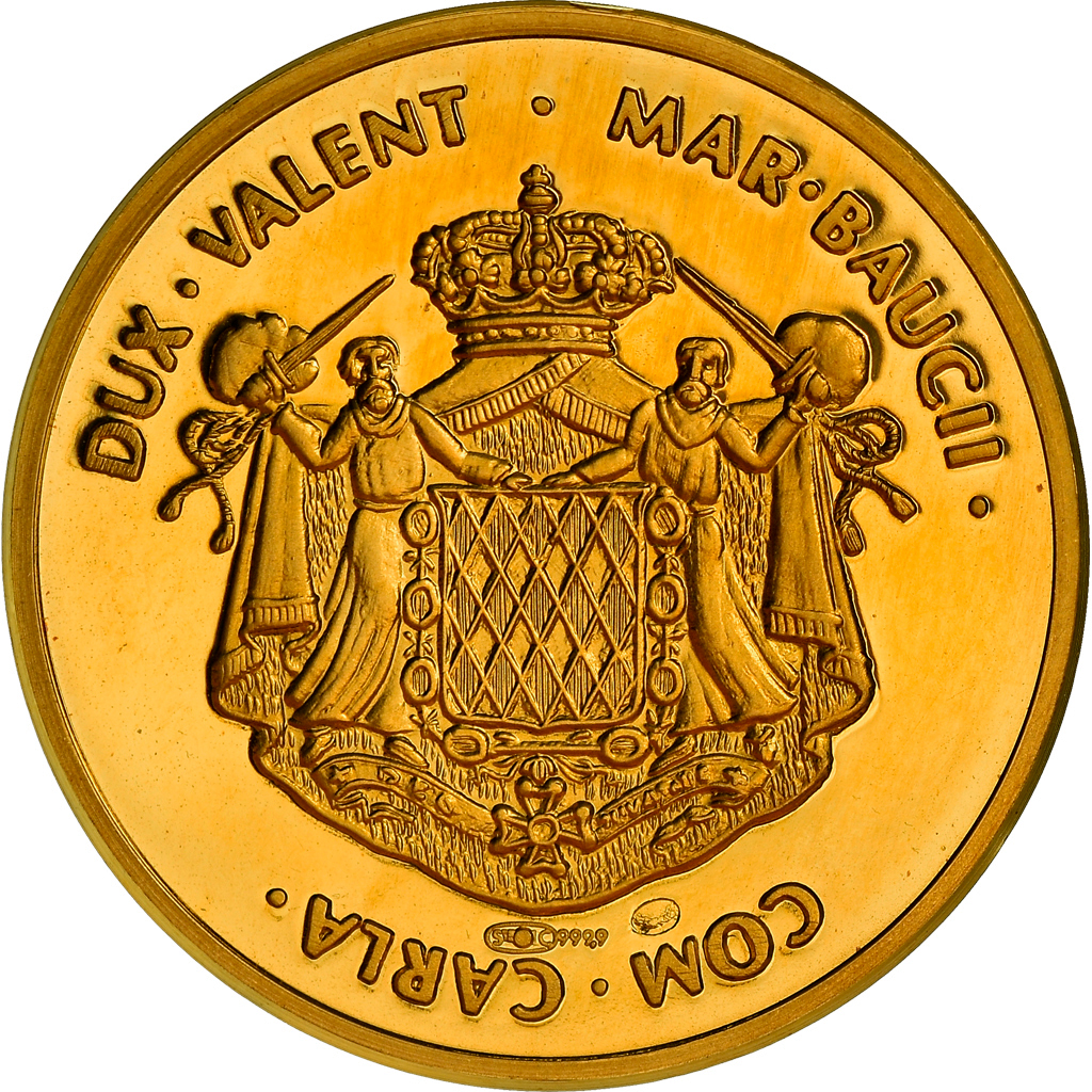Monaco, Medal, Louis II, , Gold | Tokens & Medals