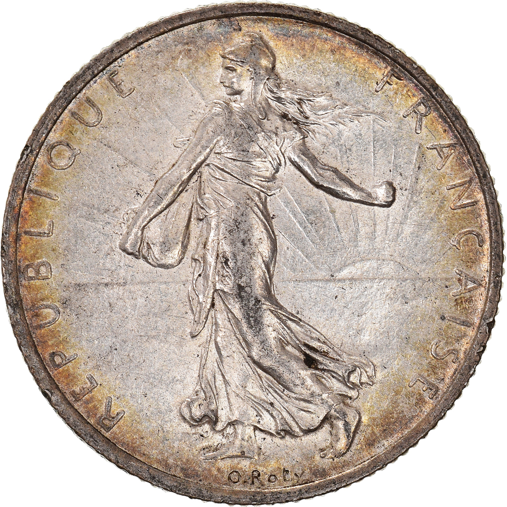 Coin, France, Semeuse, 2 Francs, 1916, Paris, , Silver, KM:845.1