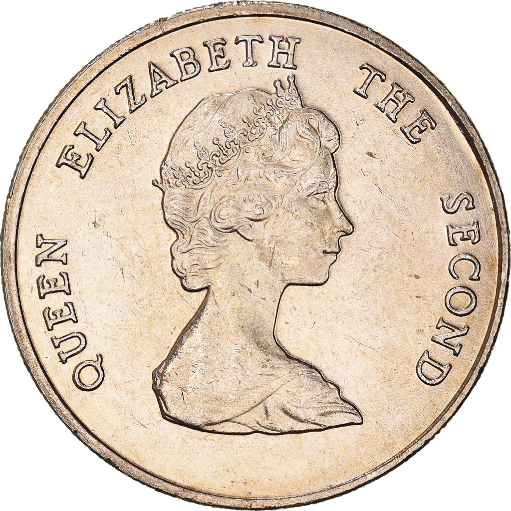Coin, East Caribbean States, Elizabeth II, 25 Cents, 1981, | North ...