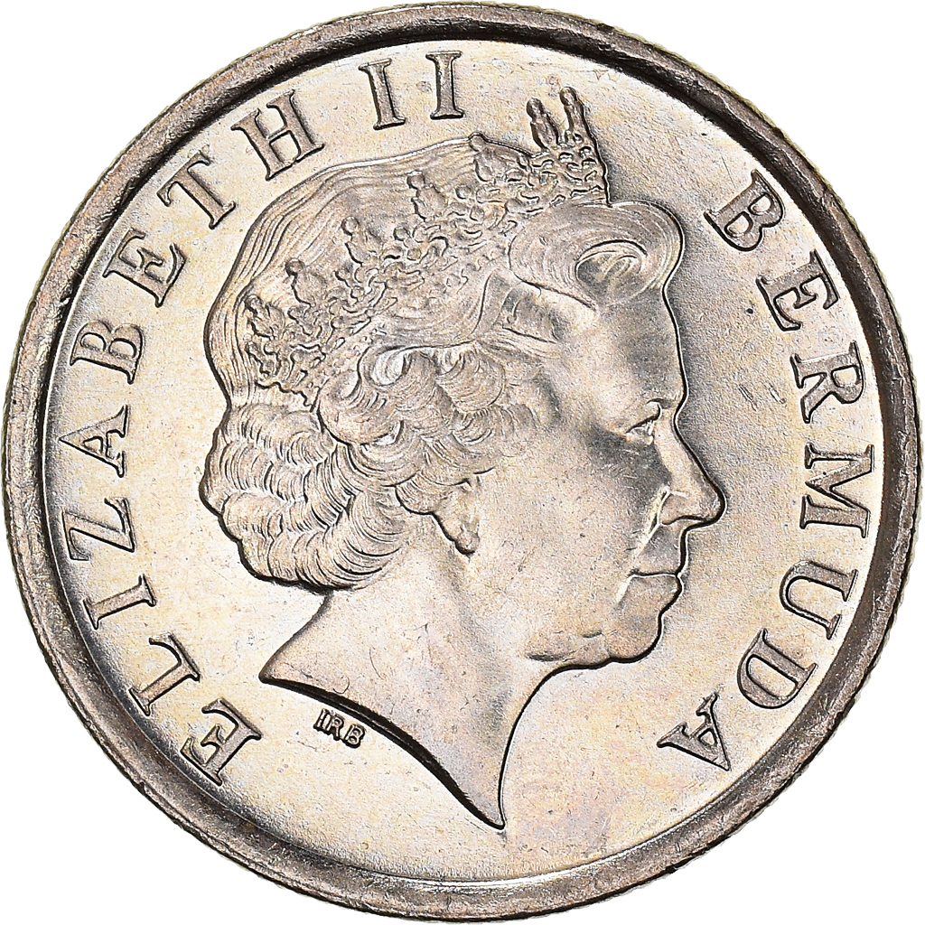 Coin, Bermuda, Elizabeth II, 10 Cents, 2000, , Copper-nickel, KM:109