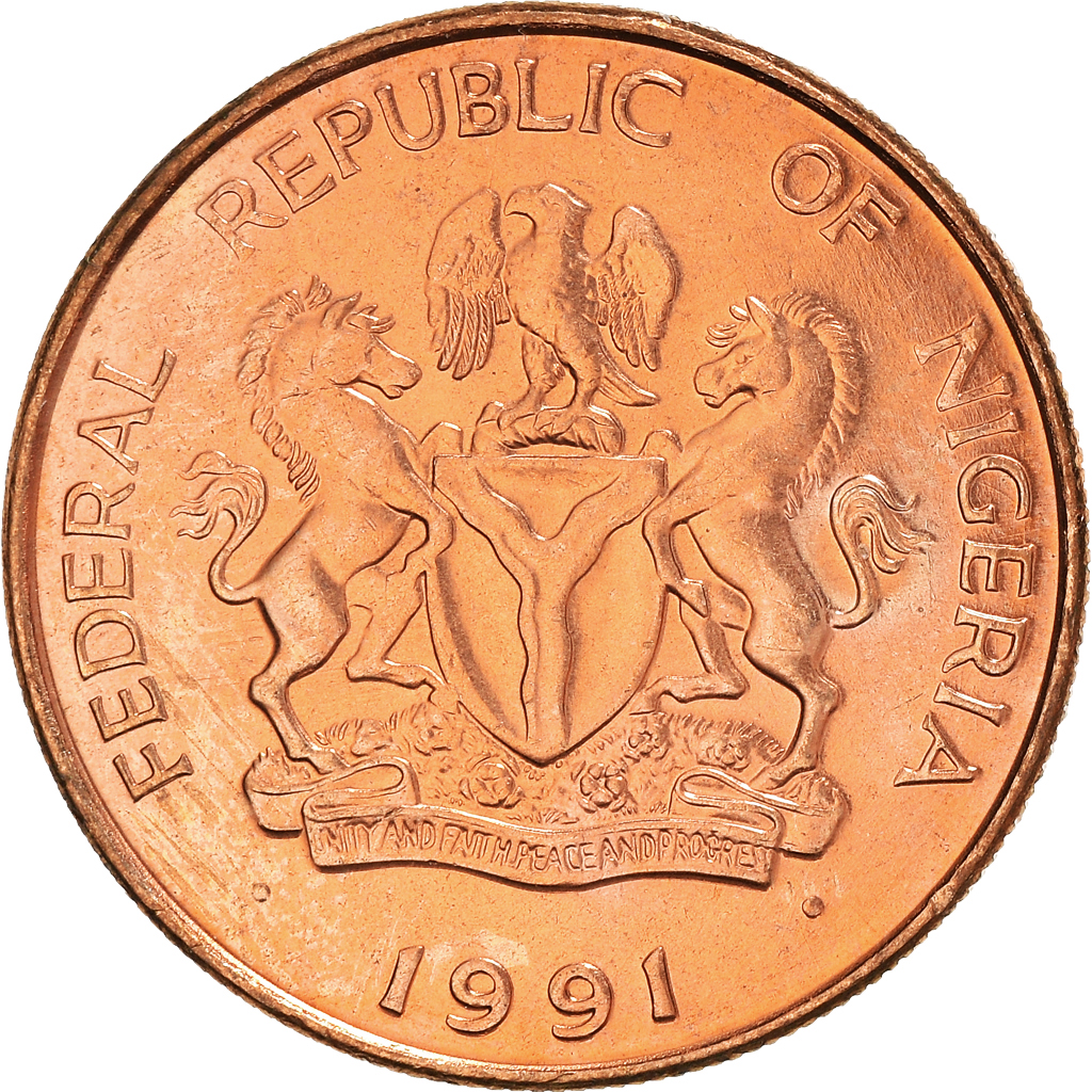 Coin, Nigeria, Elizabeth II, 25 Kobo, 1991, , Copper Plated Steel