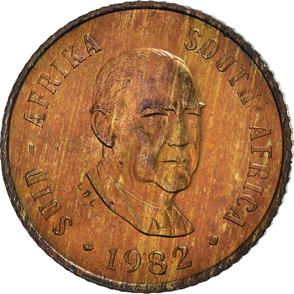 Coin, South Africa, Cent, 1982, AU(50-53), Bronze, KM:109 | African Coins