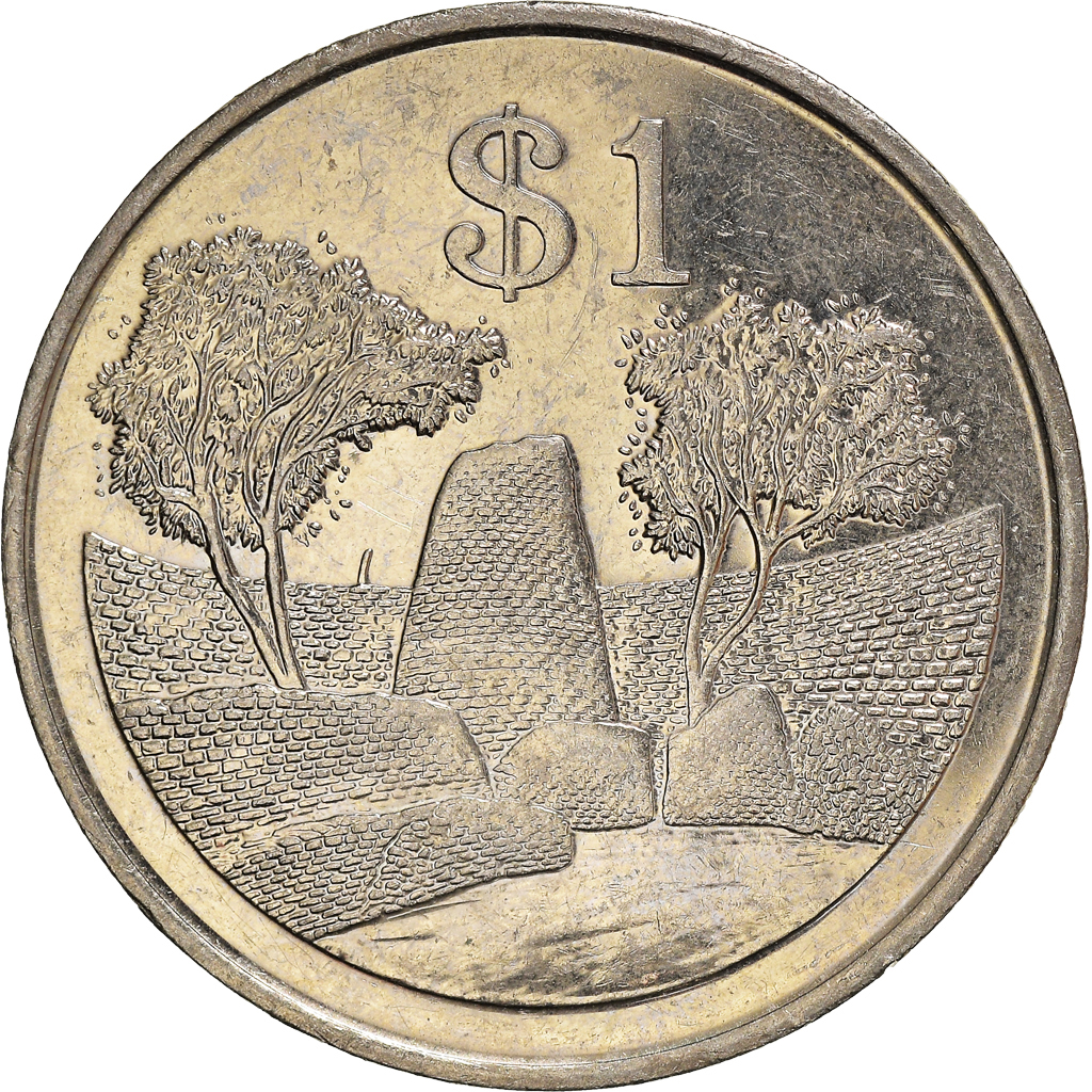 Coin, Zimbabwe, Dollar, 1997, EF(40-45), Copper-nickel, KM:6 | African ...