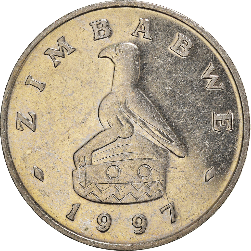 Coin, Zimbabwe, Dollar, 1997, EF(40-45), Copper-nickel, KM:6 | African ...