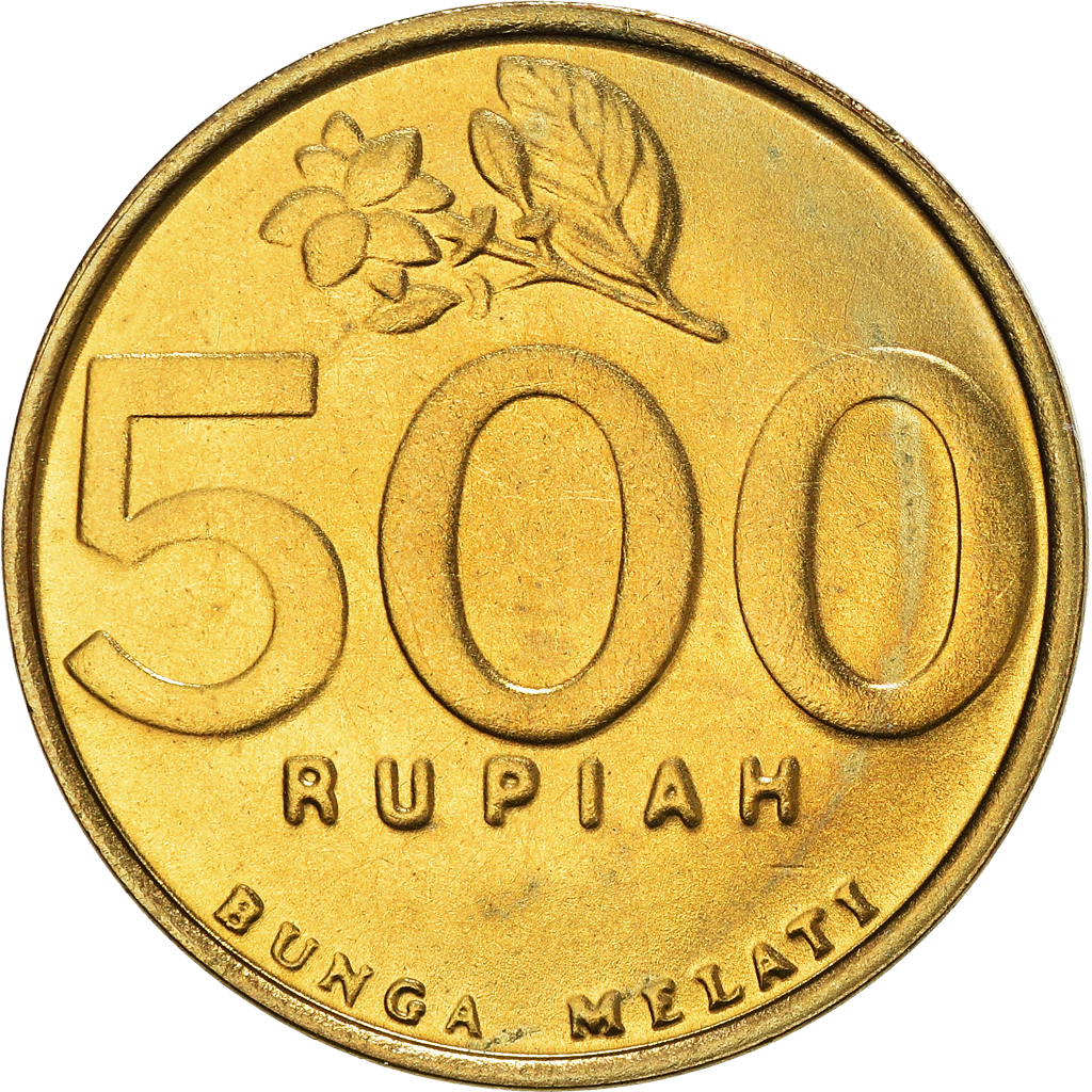 Coin, Indonesia, 500 Rupiah, 2002, , Aluminum-Bronze, KM:59 | Asian and ...