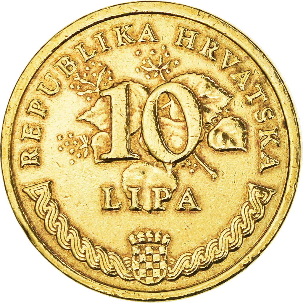 Coin, Croatia, 10 Lipa, 2005, , Brass plated steel, KM:6 | European Coins