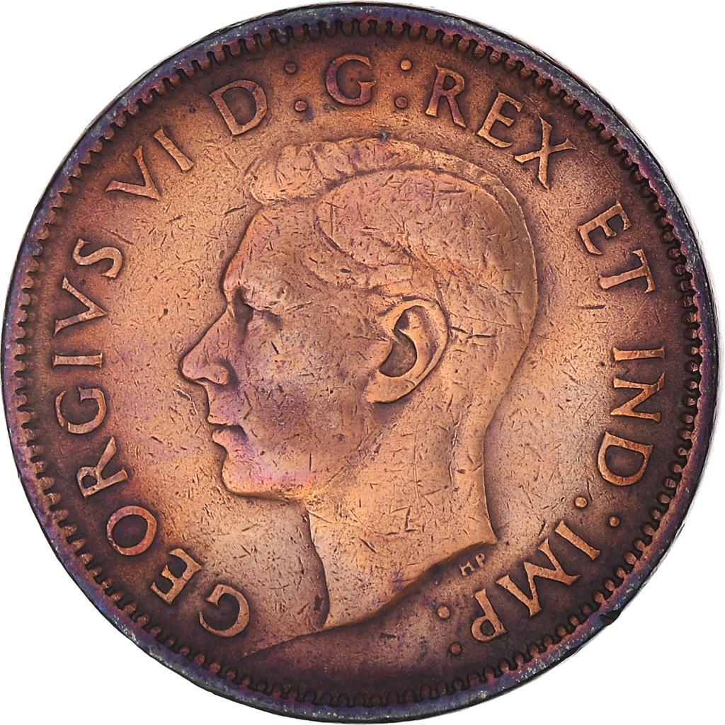 [#387930] moneda, canadá, george vi, cent, 1942 - Compra venta en ...