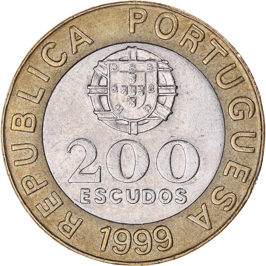 Coin, Portugal, 200 Escudos, 1999, , Bi-Metallic, KM:655 | European Coins