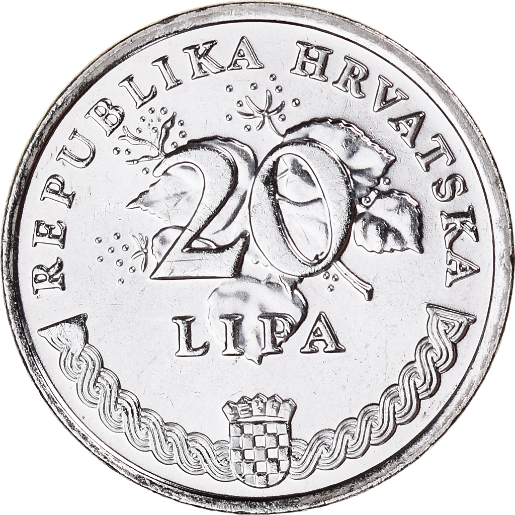 Coin, Croatia, 20 Lipa, 2005., , Copper-Nickel-Zinc | European Coins