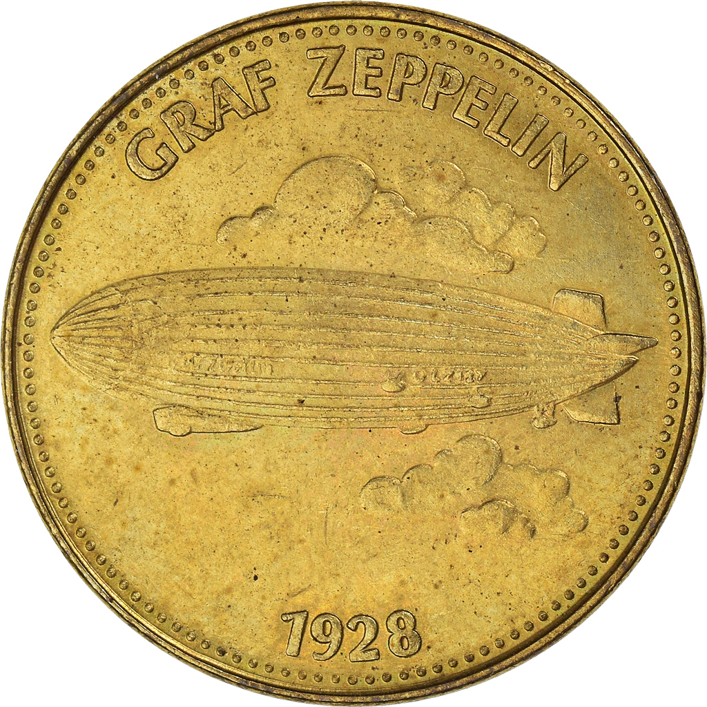 France, Token, Collection Shell, Graf Zeppelin, Aviation, | Tokens & Medals
