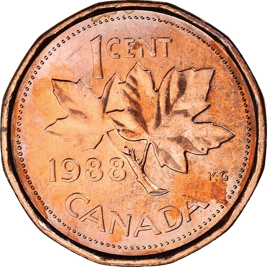 [#388434] moneda, canadá, cent, 1988, royal can - Compra venta en ...