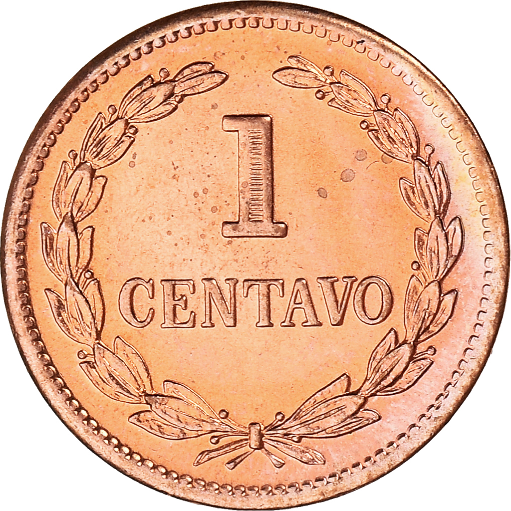 Coin, El Salvador, Centavo, 1986, Guatemala City, , Copper Clad Steel