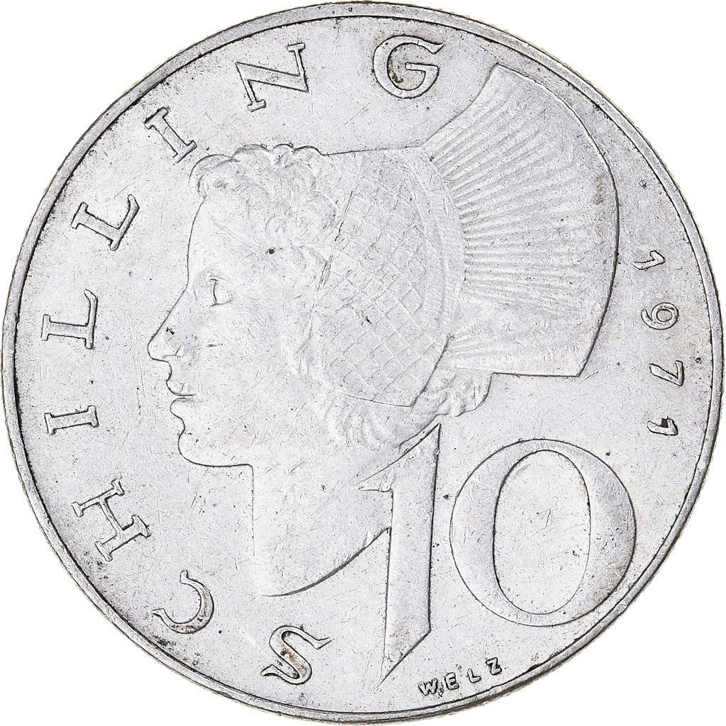 Coin, Austria, 10 Schilling, 1971, , Silver, KM:2882 | European Coins