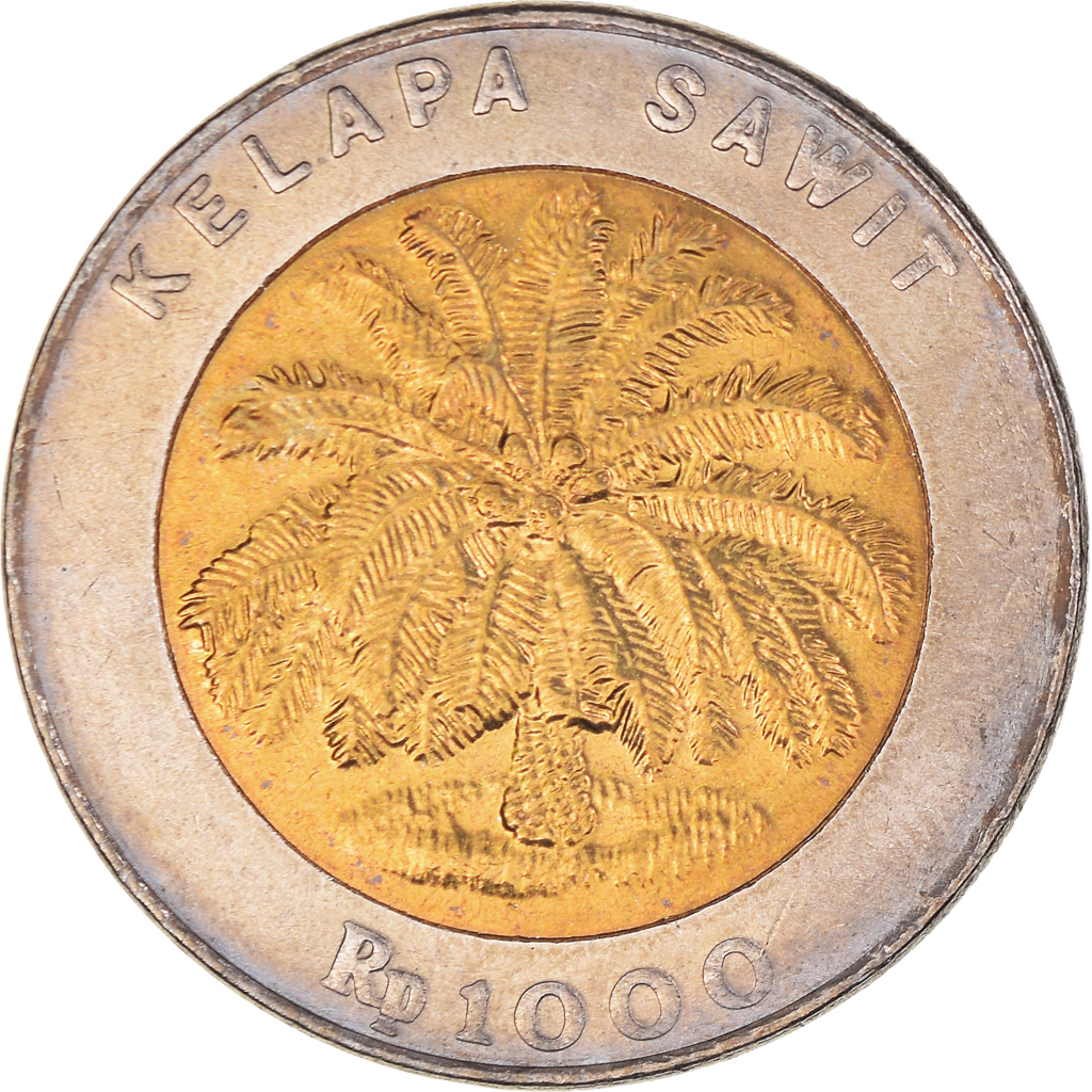 Coin, Indonesia, 1000 Rupiah, 1995, , Bi-Metallic, KM:56 | Asian and Middle Eastern Coins