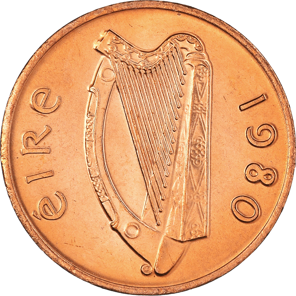 Coin, IRELAND REPUBLIC, Penny, 1980, , Bronze, KM:20 | European Coins