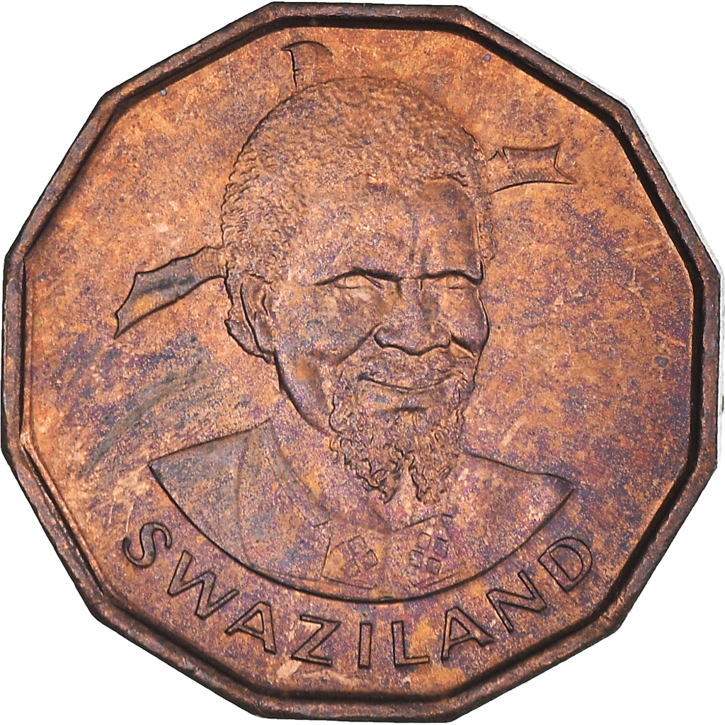 Coin, Swaziland, Sobhuza II, Cent, 1975, British Royal Mint, , Bronze