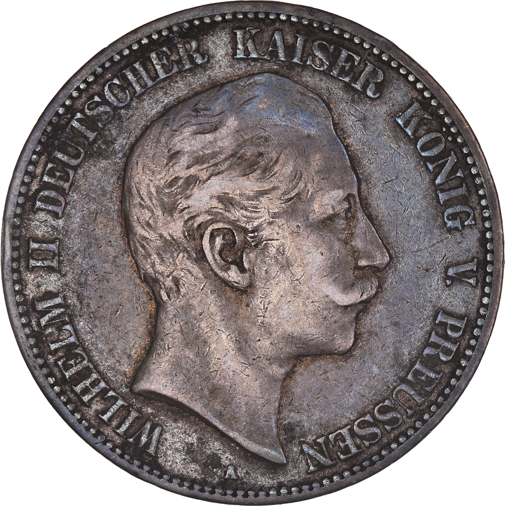Coin, German States, PRUSSIA, Wilhelm II, 5 Mark, 1903, Berlin,