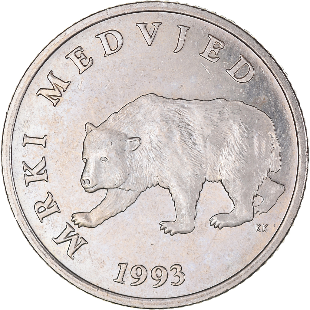 Coin, Croatia, 5 Kuna, 1993, , Copper-Nickel-Zinc, KM:11 | European Coins