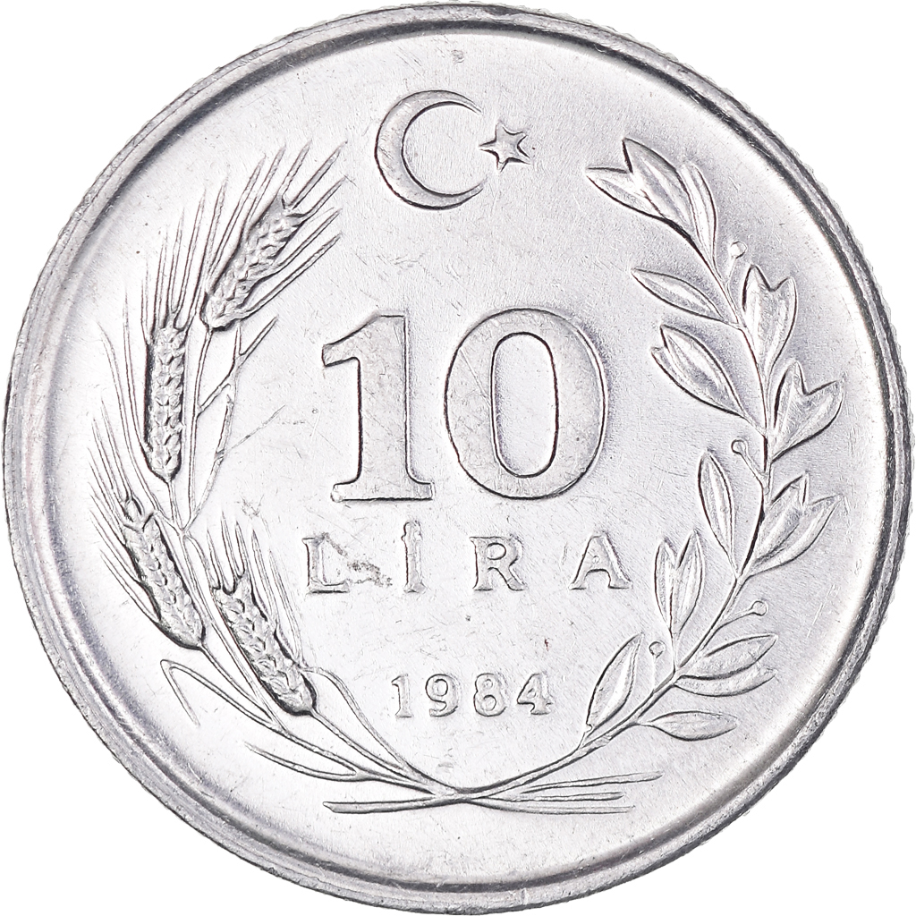 [#389645] moneda, turquía, 10 lira, 1984, mbc+, - Compra venta en ...