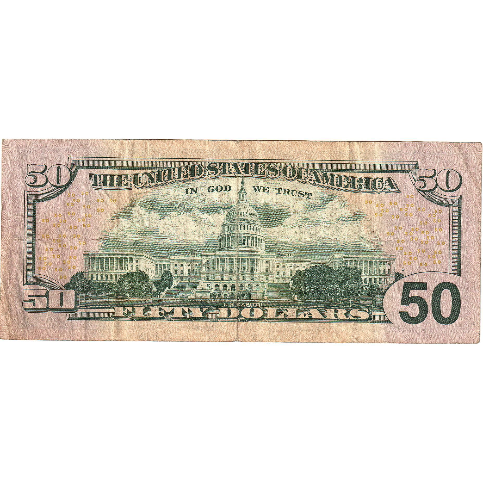 Banknote, United States, 50 Dollars, 2006, WASHINGTON, VF(30-35)