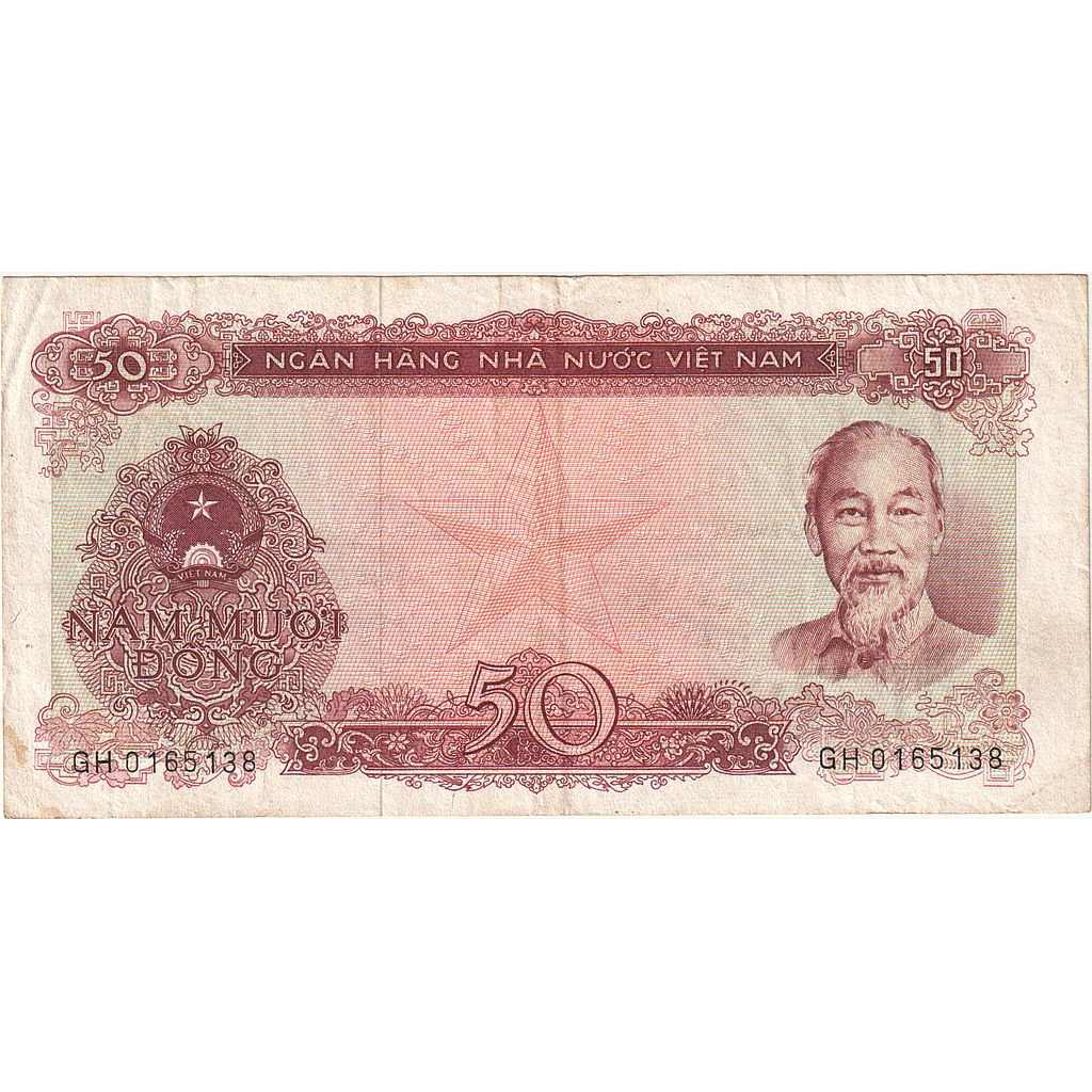 Vietnam, 50 Dng, 1976, KM:84b, UNC(65-70) | World Paper Money