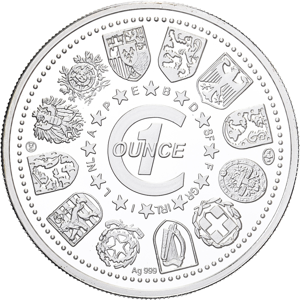 Portugal, 1 Oz, Bom dia Europa, Silver, | European Coins