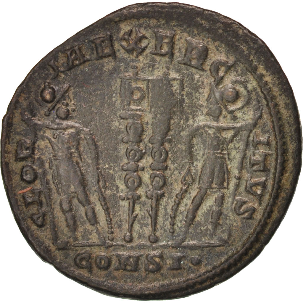 Coin, Constantius II, Follis, Constantinople, , Copper, RIC:82 var.