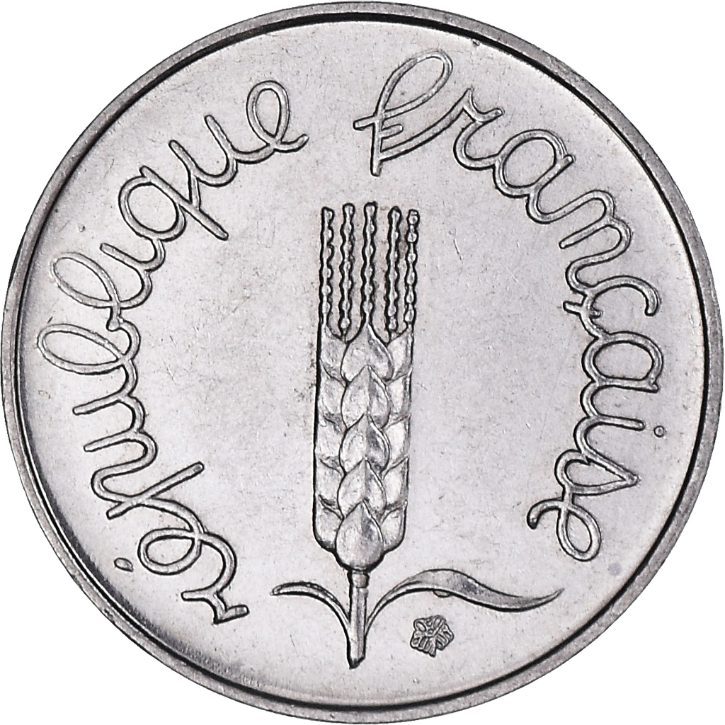 Coin, France, Épi, Centime, 1962, Paris, Rebord, , Stainless Steel