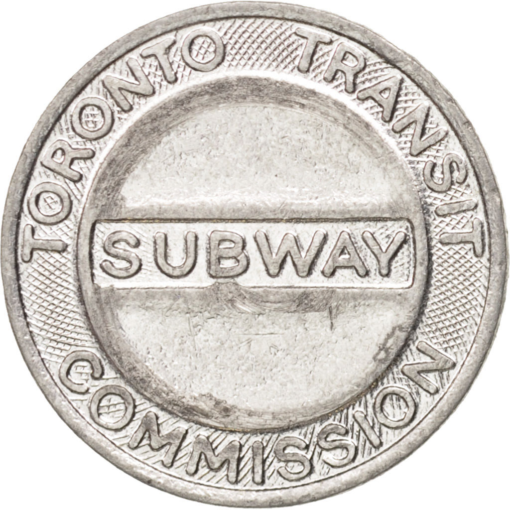 Canada, Token, Toronto Subway Transit Commission, , Aluminum | Tokens ...