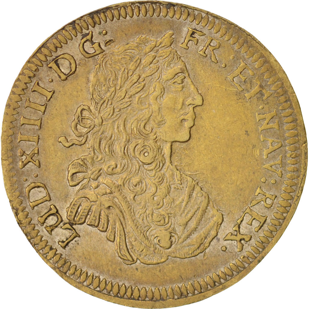 France, Token, Royal, Louis XIV, XVIIth Century, , Brass | Tokens & Medals