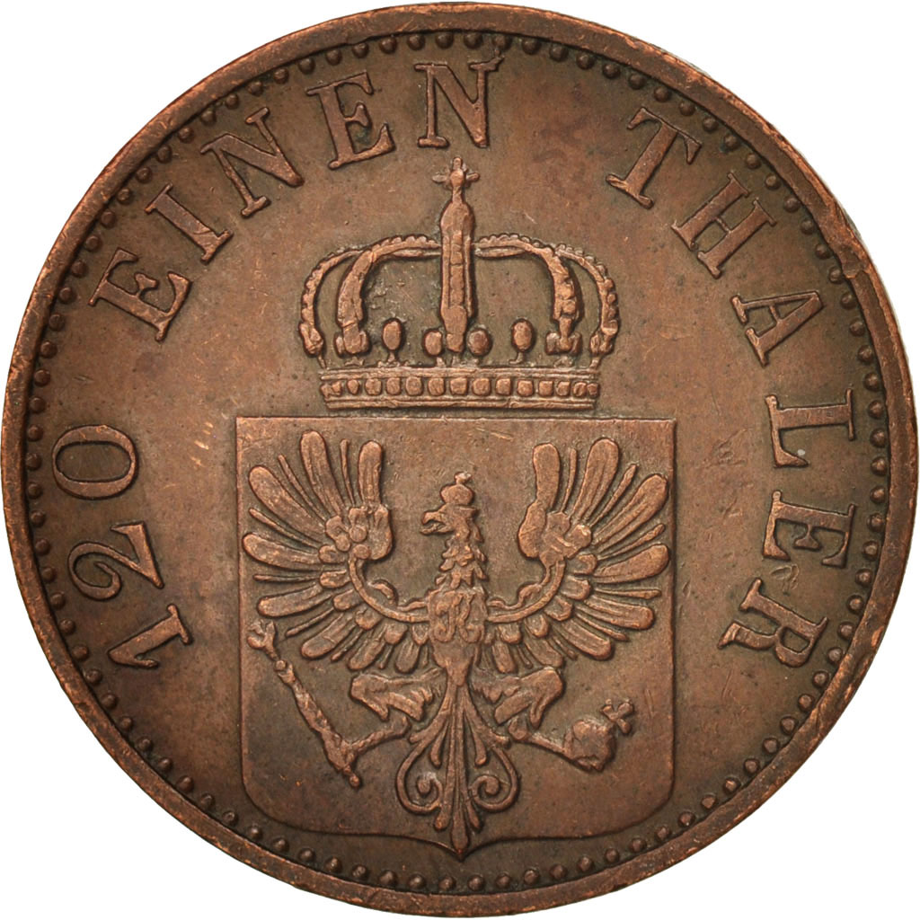 Coin, German States, PRUSSIA, Wilhelm I, 3 Pfennig, 1868, Berlin,