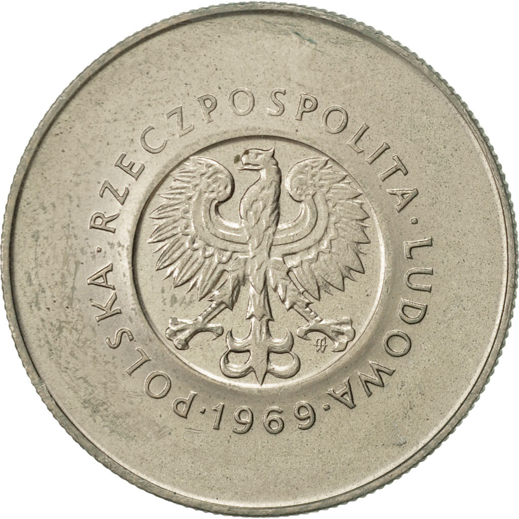 Coin, Poland, 10 Zlotych, 1969, Warsaw, , Copper-nickel, KM:61