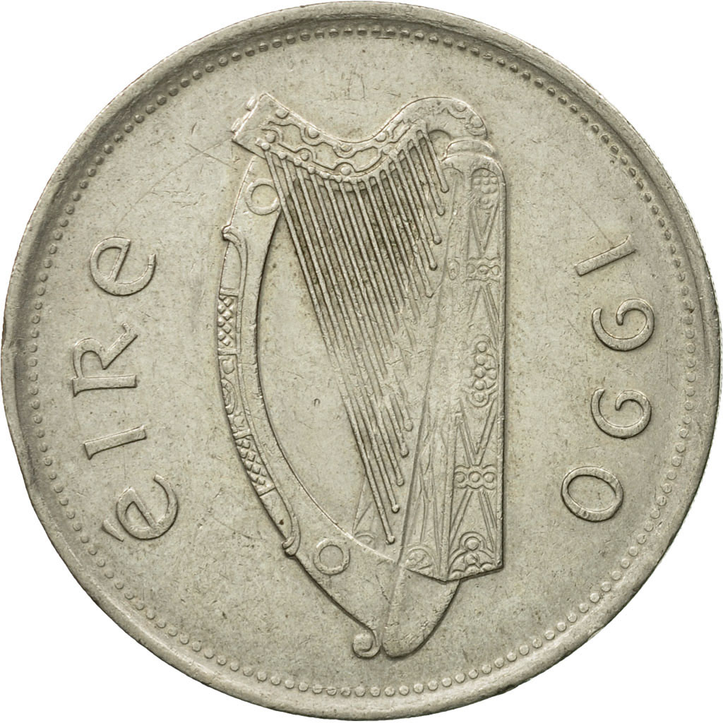 Coin, IRELAND REPUBLIC, Punt, Pound, 1990, , Copper-nickel, KM:27