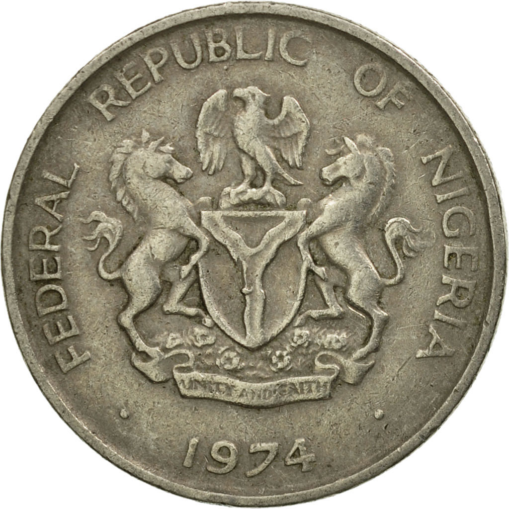 Coin, Nigeria, Elizabeth II, 5 Kobo, 1974, , Copper-nickel, KM:9.1