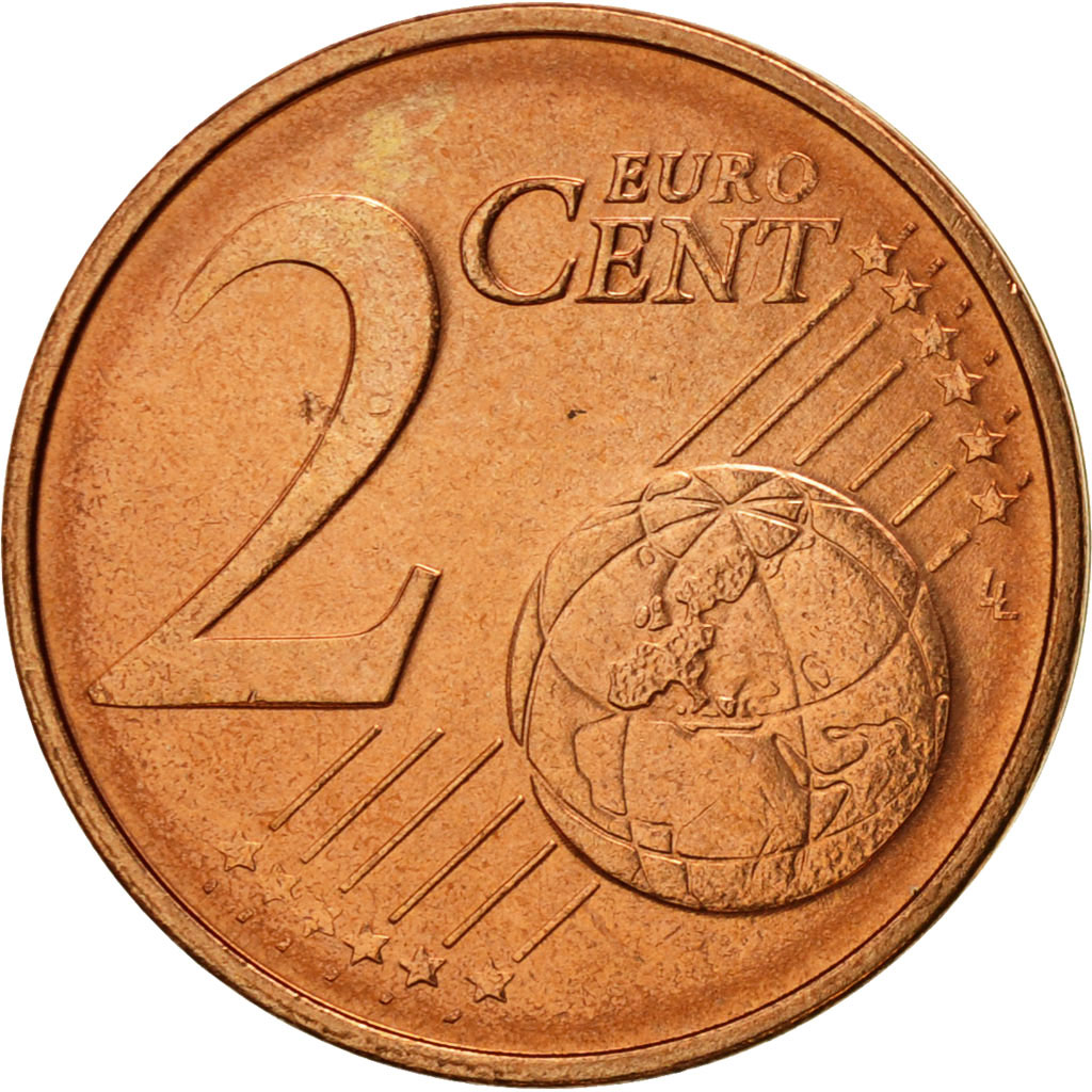 [#466352] Greece, 2 Euro Cent, 2002, UNZ, Copper Plated Steel, KM:182 ...