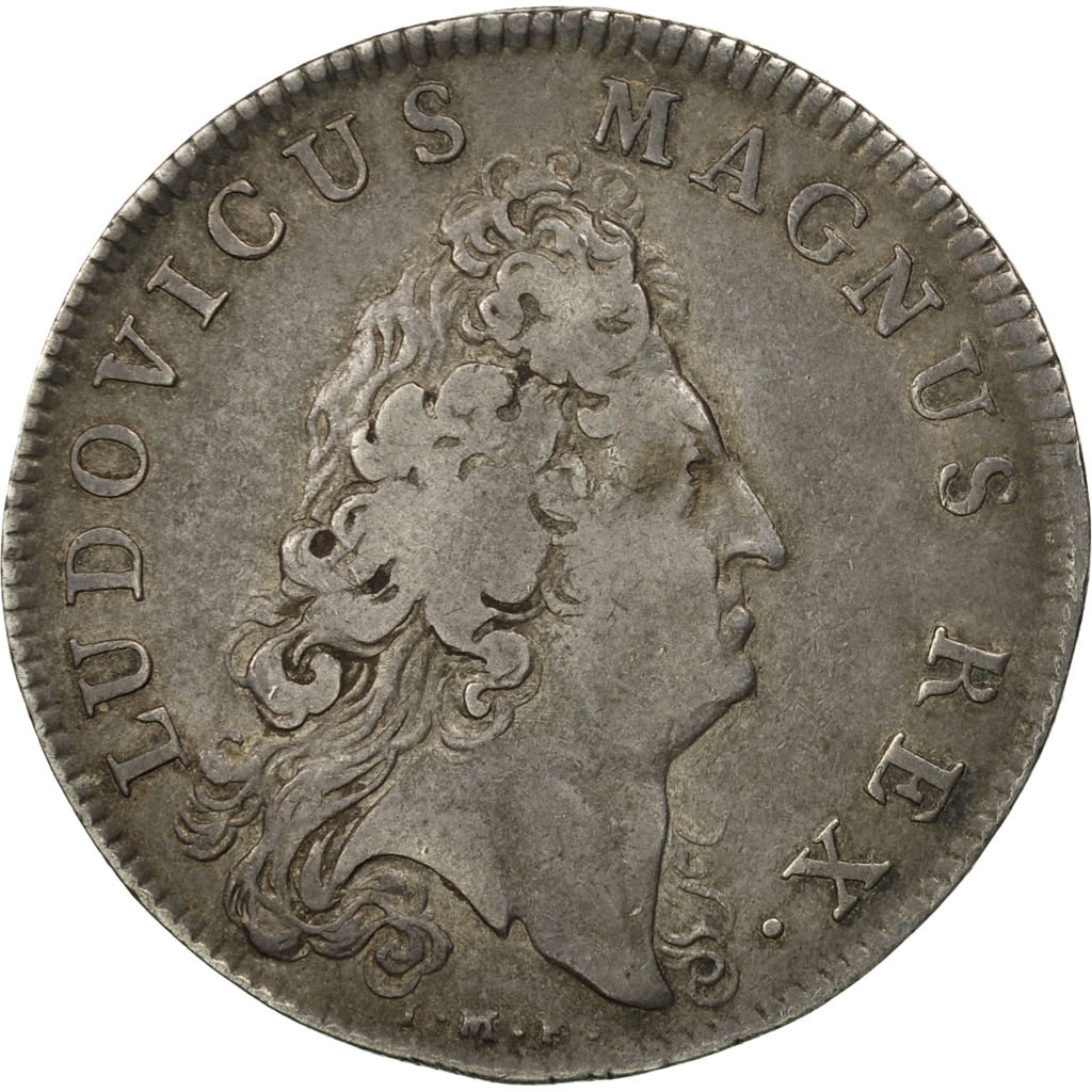 France, Jeton, Royal, Ordinaire des Guerres, Louis XIV, 1702, , Silver