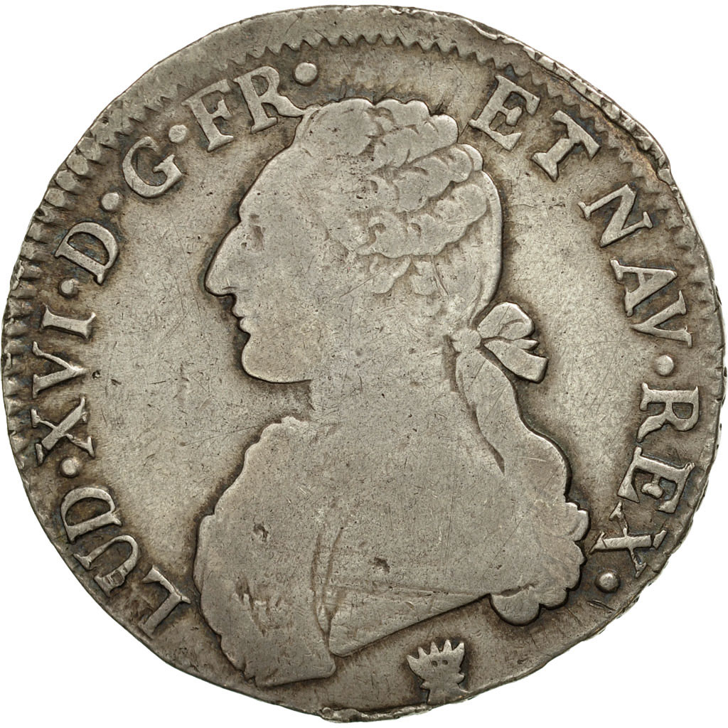 Coin, France, Louis XVI, Écu aux branches d'olivier, Ecu, 1785, Limoges