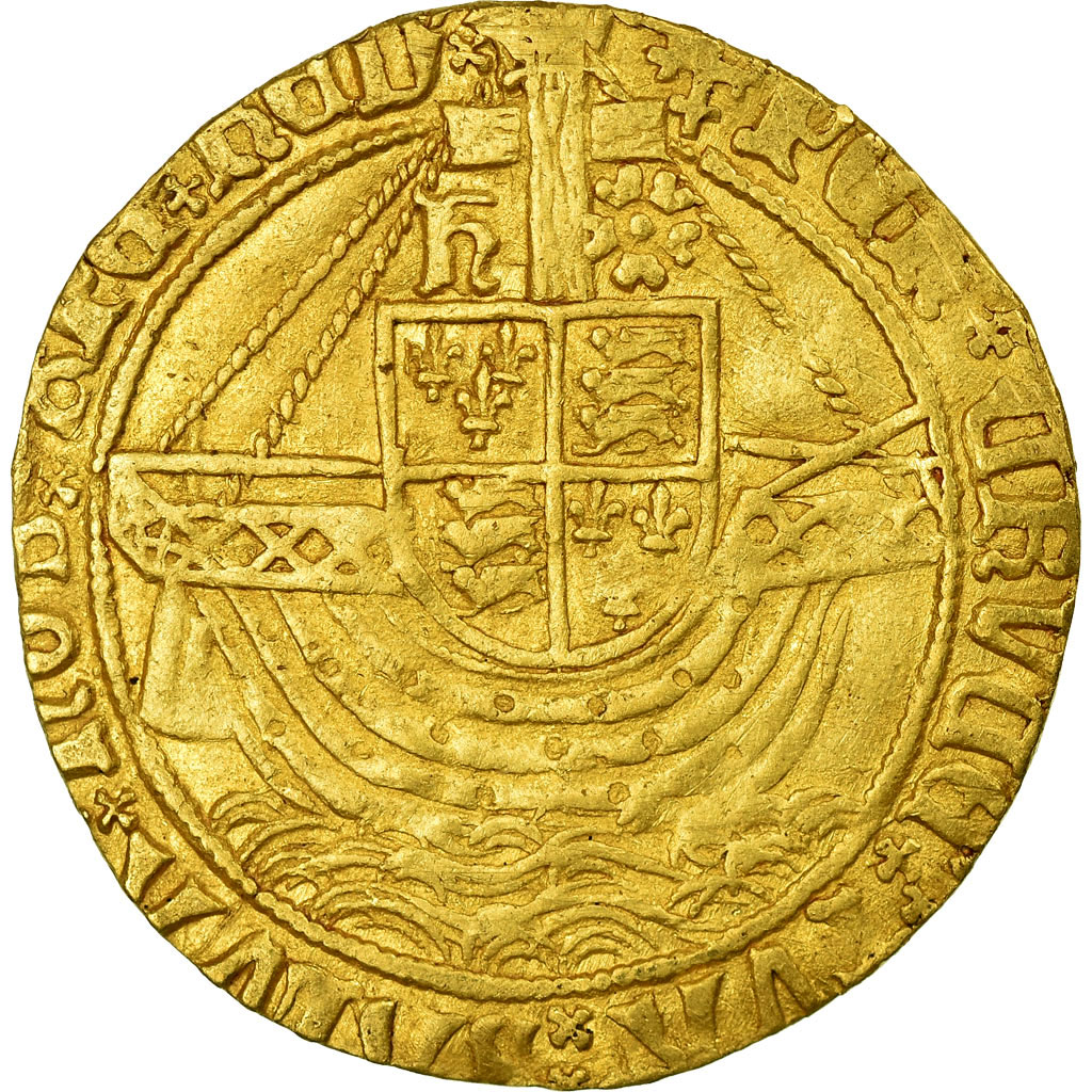 Coin, Great Britain, Henri VII (1485-1509), Gold Angel, 1495-1498, London