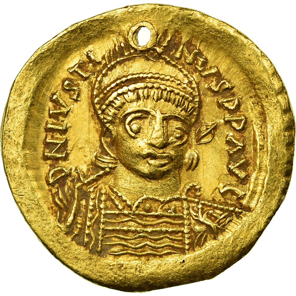 Coin, Justin I, Solidus, Constantinople, , Gold, Sear:55 | Byzantine Coins