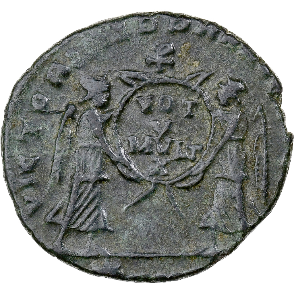 Coin, Magnentius, Maiorina, 350-353, Amiens, , Copper, RIC:VIII 27