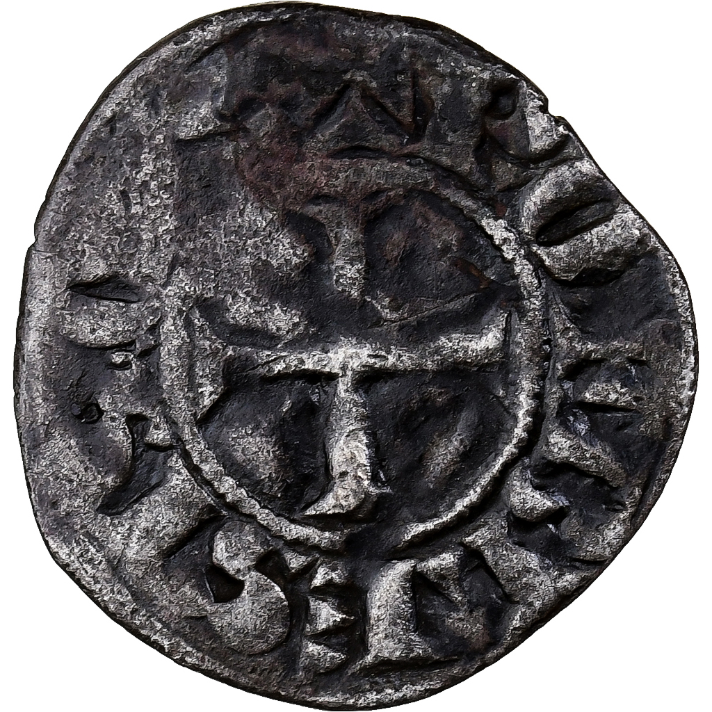 County of Blois, Guy I of Châtillon, Denier, 1307-1328, Blois, Billon